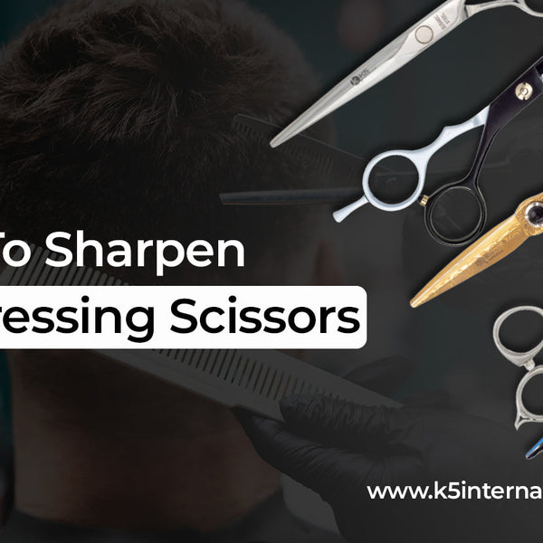 barber scissors sharpening