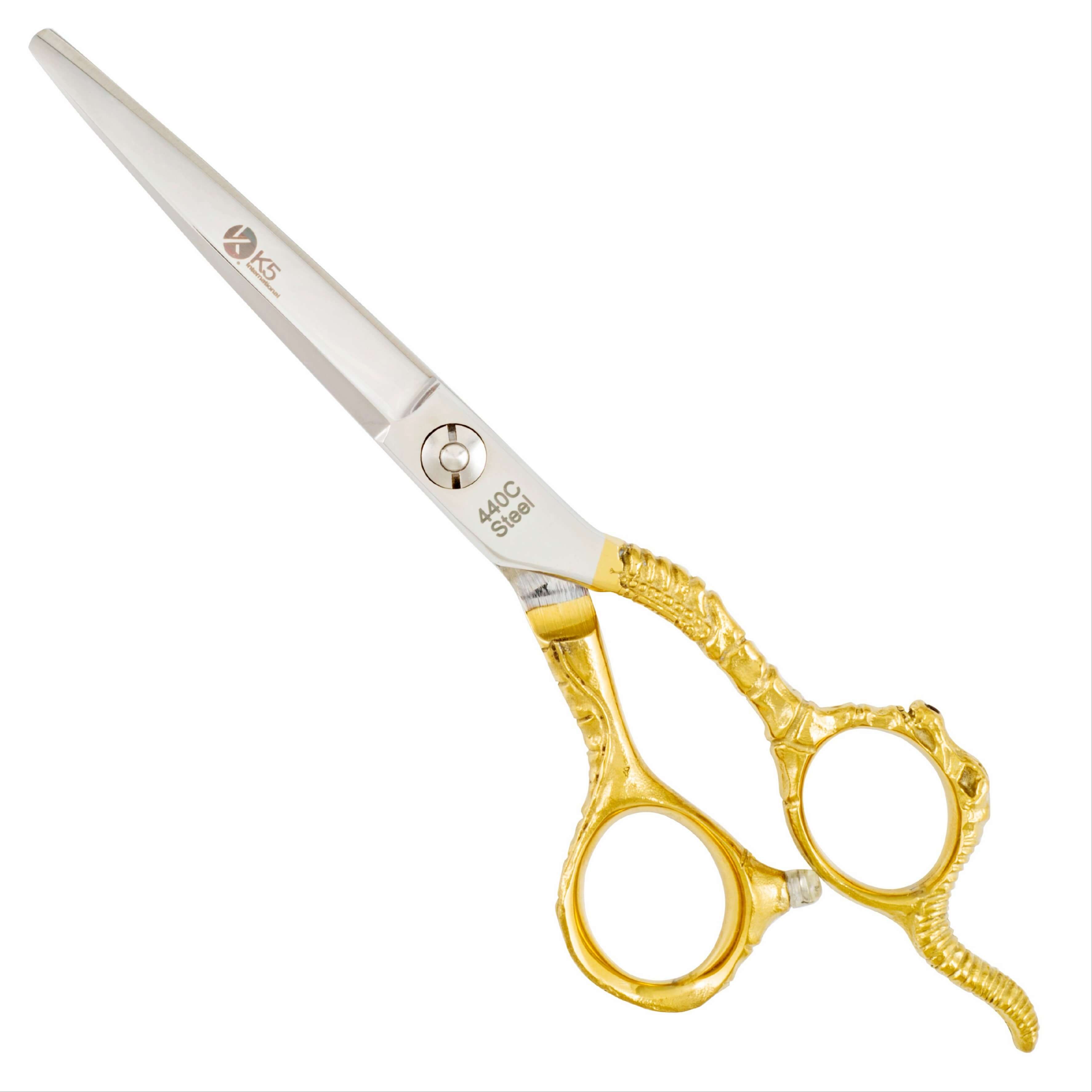 6.0" Gold Tail Hairdressing Scissors – K5 International